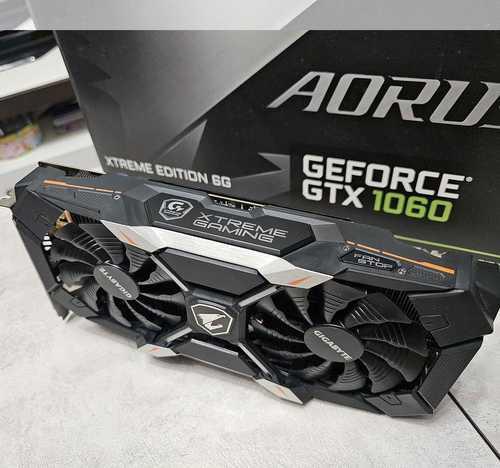 Видеокарта GTX 1060 6gb Aorus Xtreme Edition