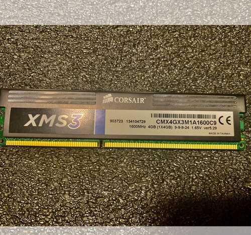 Оперативная память ddr3 Corsair 4gb