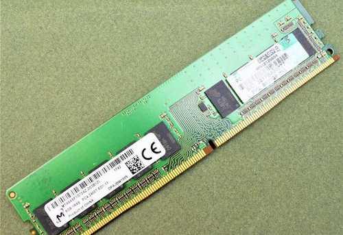 DDR4 ECC REG micron 8GB 2400 MHz 1Rx8 HP Server