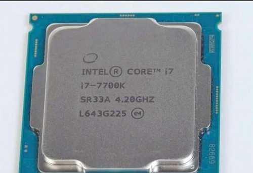 Intel i7-7700K 1151 разгон 4.2-4.5Ghz DDR4 Трейдин