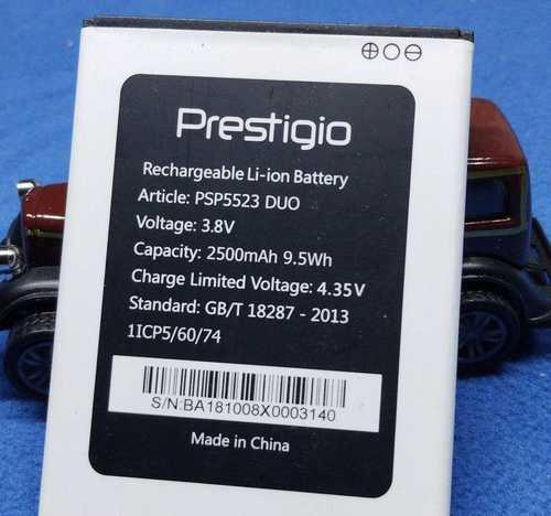 Prestigio Muze H5 LTE. PSP5523 Duo. Аккумулятор