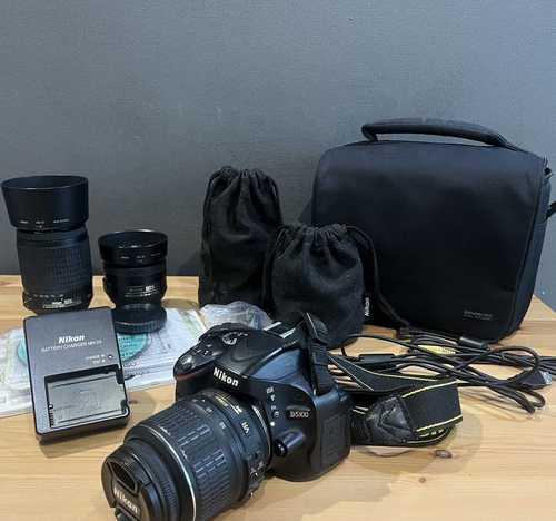 Nikon d5100 kit + 2 объектива Nikon