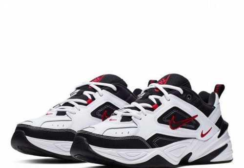 Кроссовки женские Nike M2K Tekno (white-black-red)