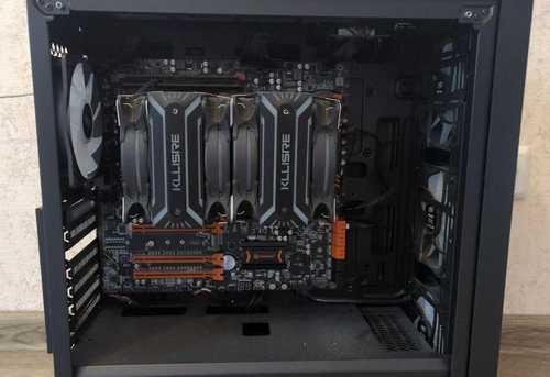 Huananzhi x99 F8D 2x Xeon 2670v2 128ram 2133mhz