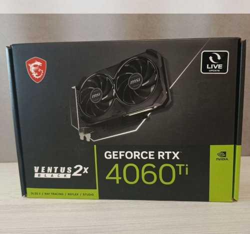 Видеокарта MSI nvidia GeForce RTX 4060 Ti Ventus 2