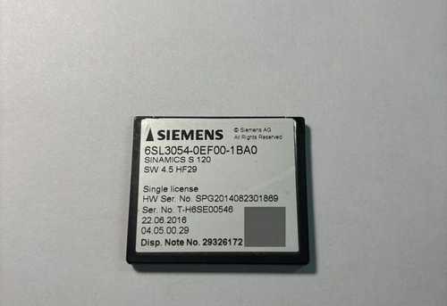 Карта памяти siemens 6SL3054-0EF00-1BA0