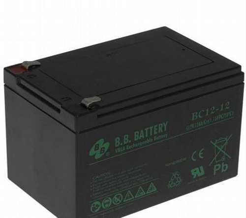 Аккумулятор BB Battery BC12-12 (12V / 12Ah)