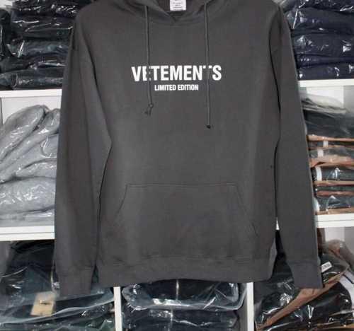 Худи vetements серое vhq (Арт.63955)