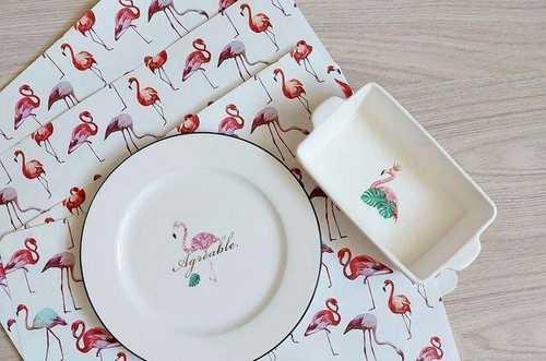 Посуда Фламинго: блюдо, форма для запекания