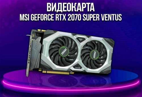 Видеокарта MSI GeForce RTX 2070 super ventus