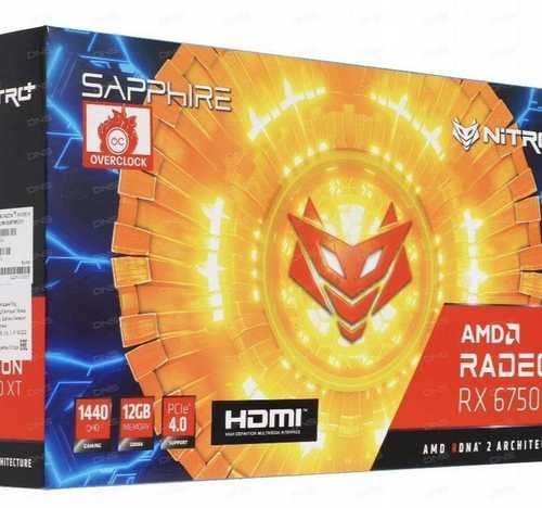 Видеокарта Sapphire nitro  AMD Radeon RX 6750 XT