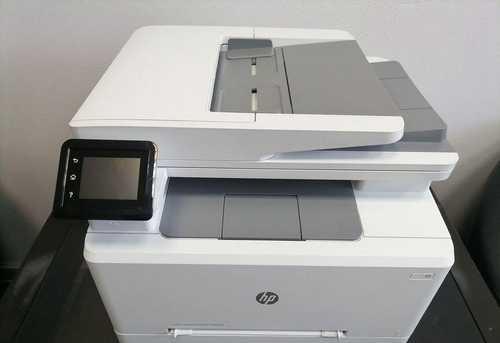 Лазерный цветной принтер hp color lj pro m283fdn