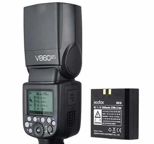 Новый Ving V860IIF TTL Godox 27075 накамерная вспы