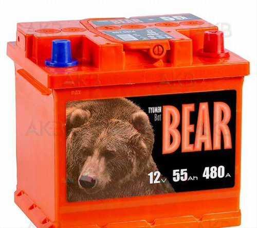 Аккумулятор Tyumen BatBear 6ст-55 LA (к) 12V 55Ач