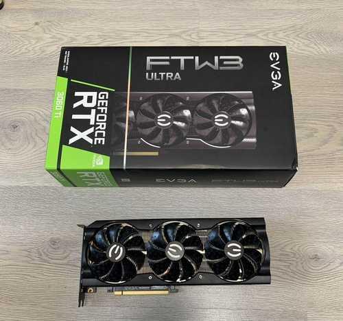 Видеокарта RTX 3060TI 8gb evga FTW3 (samsung)