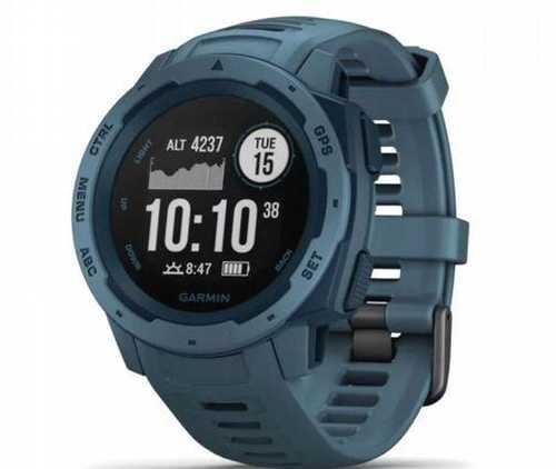 Часы Garmin Instinct Rugged Lakeside Blue