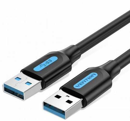 Кабель USB3.0 тип А(m) -A(m) 1м Vention #362608