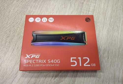 Новые ssd m2 XPG spectrix s40g 512gb