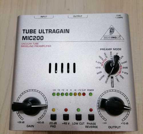 Behringer tube ultragain MIC200