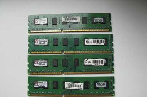 Оперативная память Kingston DDR3 2GB x 4