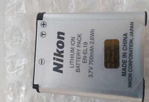Аккумулятор для фотоаппарата nikon EN. EL-19