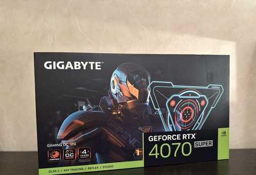 Видеокарта Gigabyte RTX4070Super Gaming OC 12GB