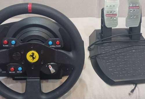 Игровой руль thrustmaster t300 ferrari gte wheel