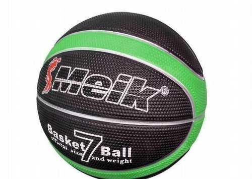 Мяч баскетбольный Meik-MK2310 черно-зеленый р.7