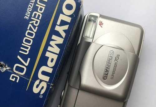 Olympus Superzoom 70G плёночный фотоаппарат