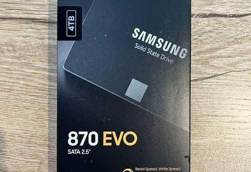 Новый SSD samsung 870 evo 4tb