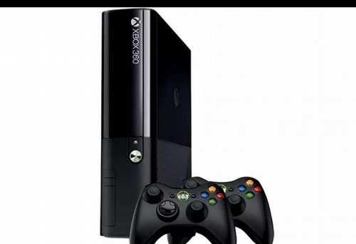 Xbox 360 прошита, с играми. 2 геймпада