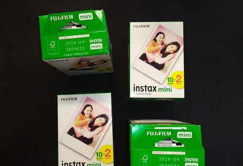 Картриджи на instax mini 20