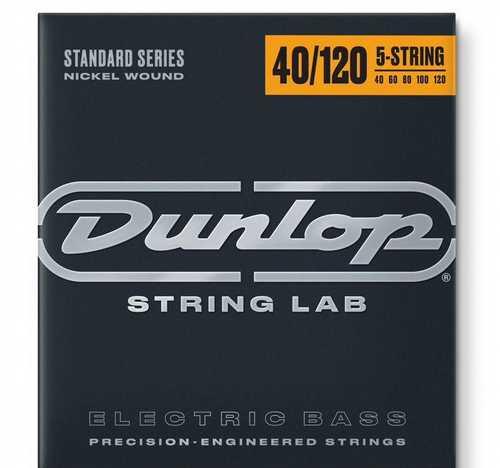 Струны для бас-гитары Dunlop DBN40120 Nickel Wound