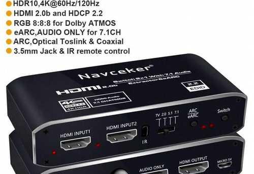 Переключатель hdmi 2,0