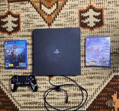 Sony playstation 4 slim 500gb с играми