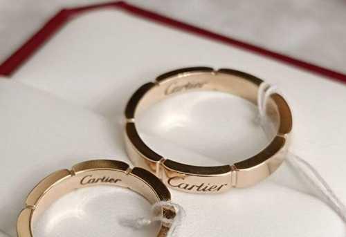 Обручальные кольца cartier золото 585