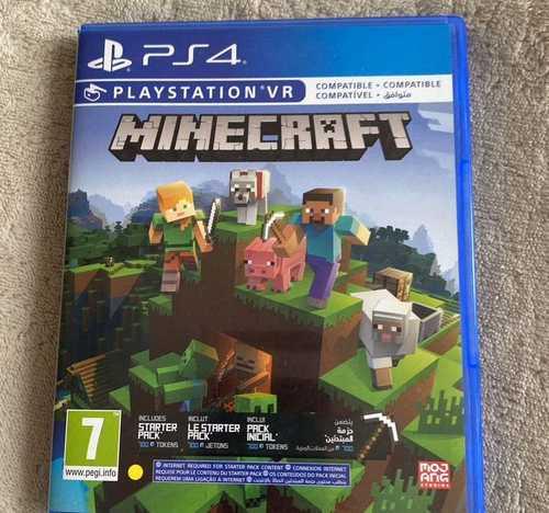 Диск на ps4 minecraft