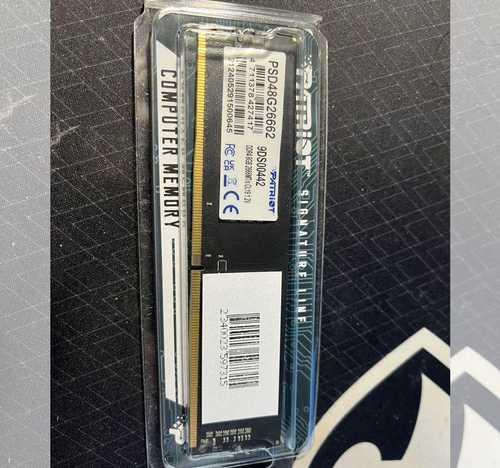 Оперативная память ddr4 8gb 2666 Patriot