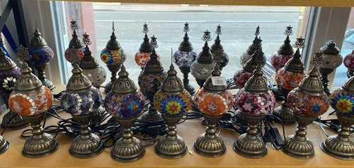 Мозаичные турецкие лампы