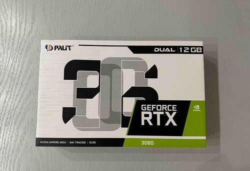 Новая видеокарта Palit nvidia GeForce RTX 3060