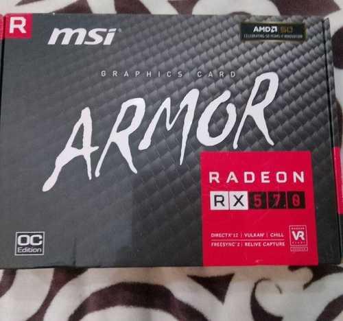 Видио карта Armor radeon rx 570 8 GB