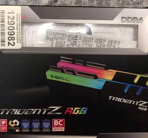 G skill trident z rgb 16 Гб 3200Мгц