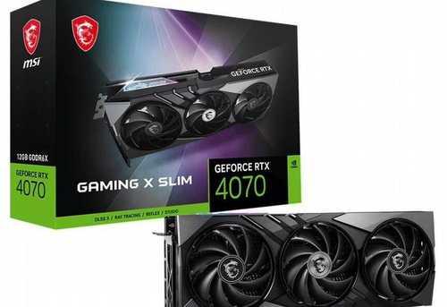 Видеокарта MSI GeForce RTX 4070 gaming X slim 12Gb