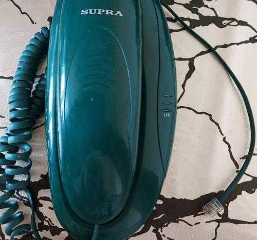 Стационарный телефон Supra STL-121 green