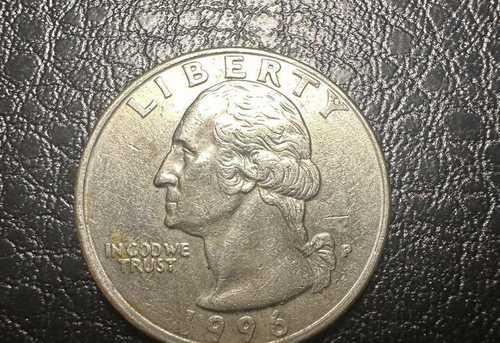 Liberty Quarter Dollar 1996 год