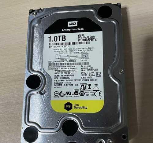 Жесткий диск WD 1 tb