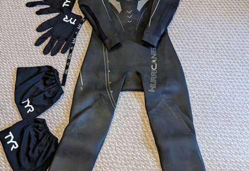 Гидрокостюм мужской TYR wetsuit hurricane CAT 3