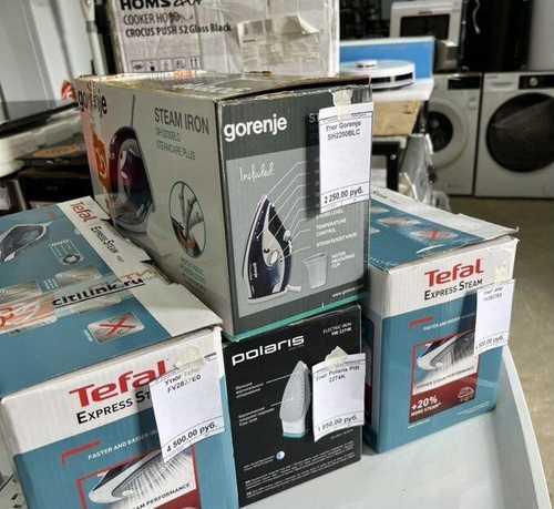Утюги новые Gorenje Tefal Polaris