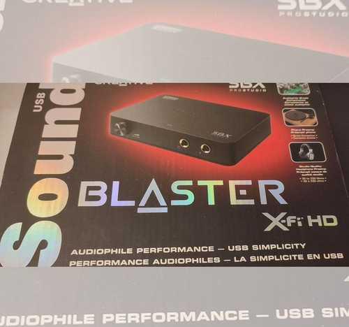 Внешняя звуковая карта creative sound blaster