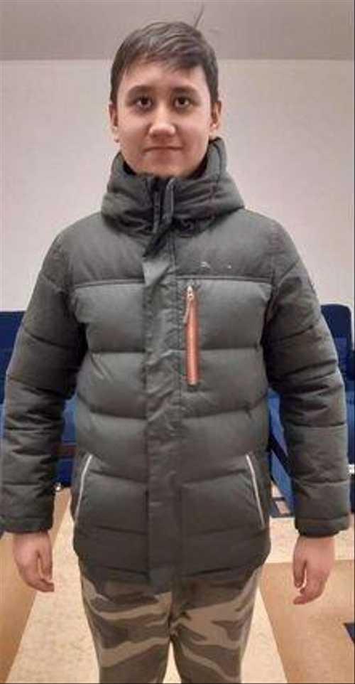 Зимняя куртка пуховик подростку